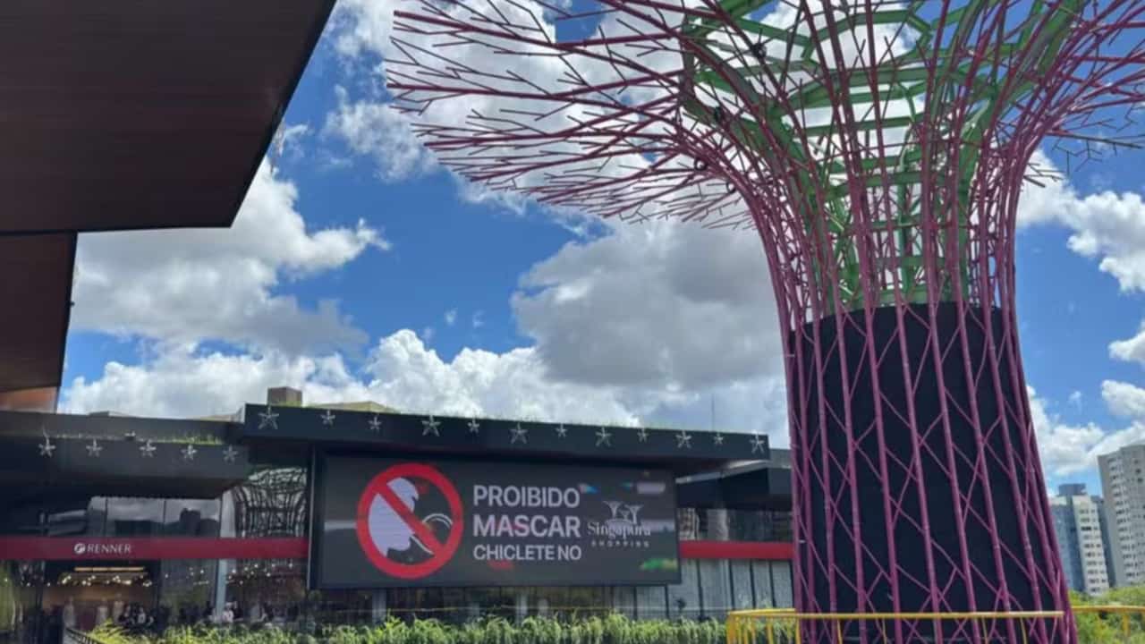 Shopping de Caldas Novas passa a proibir clientes de mascar chiclete ...